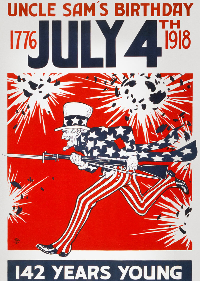Uncle Sam's Birthday plakat - Posters.dk
